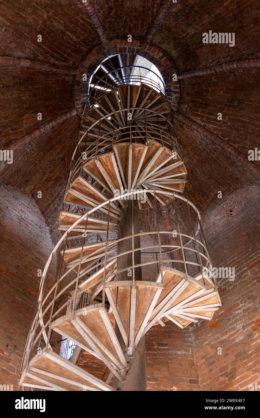 Stairs inside bell tower hi-res stock photography and images - Alamy