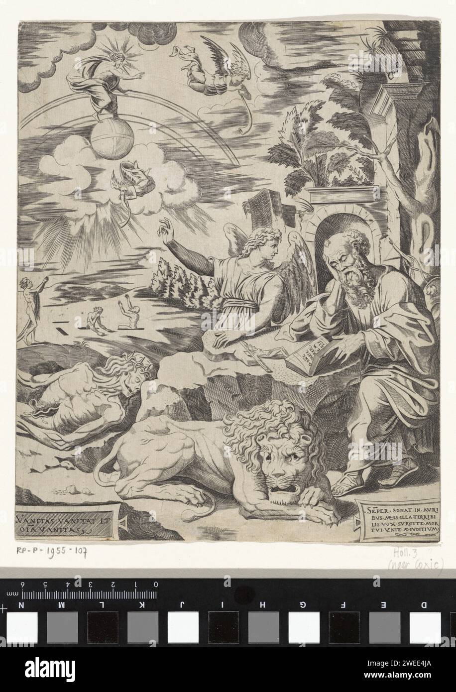 Visioen from Saint Hieronymus, Anonymous, After Michiel Coxie (I), 1548 ...