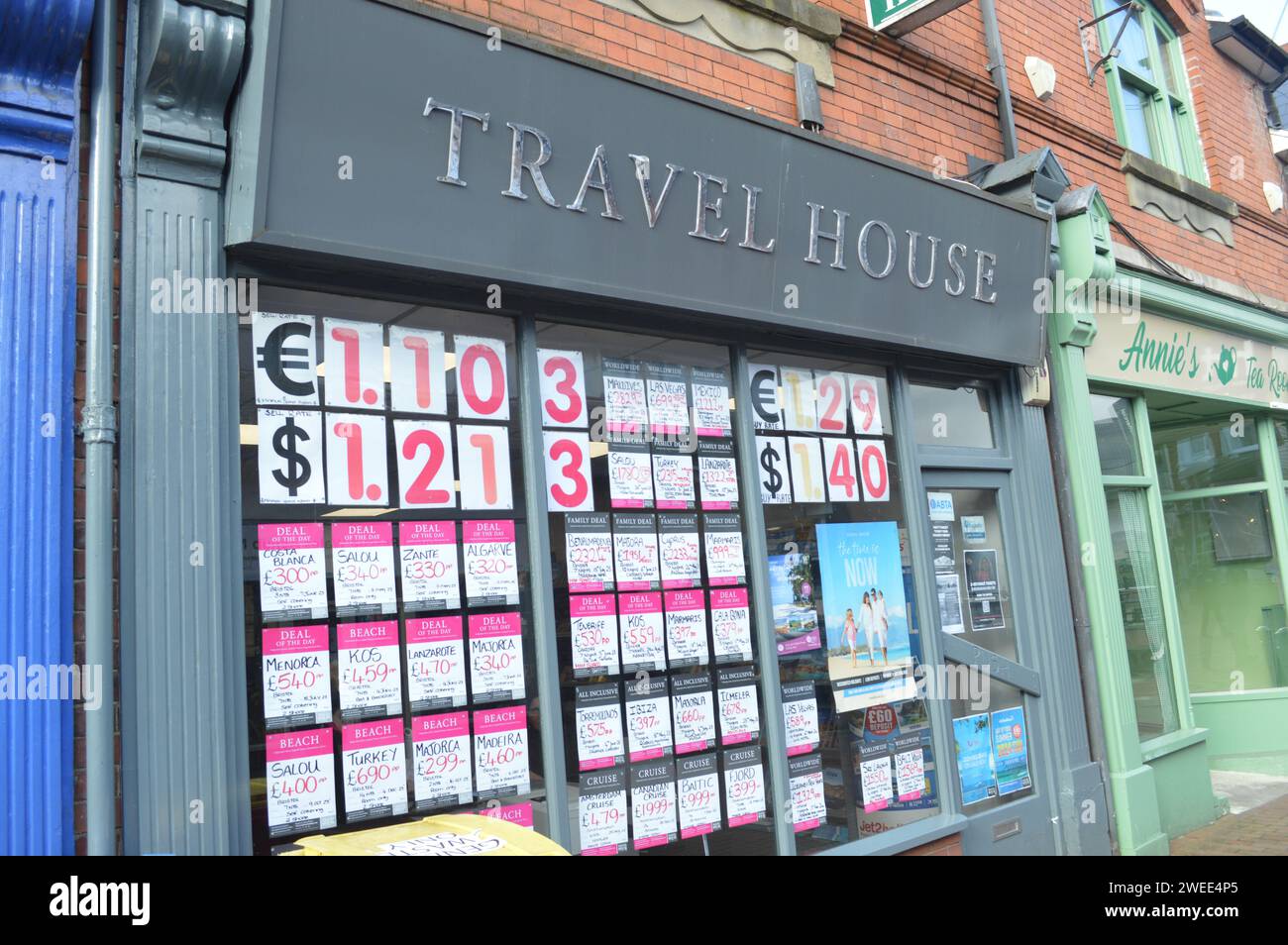 Travel House in Neath, Wales, United Kingdom. 18th April 2023 Stock ...