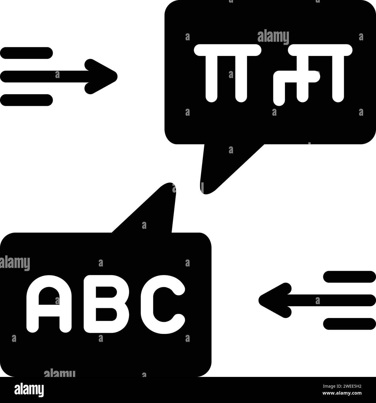 Bilingual logo Black and White Stock Photos & Images - Alamy