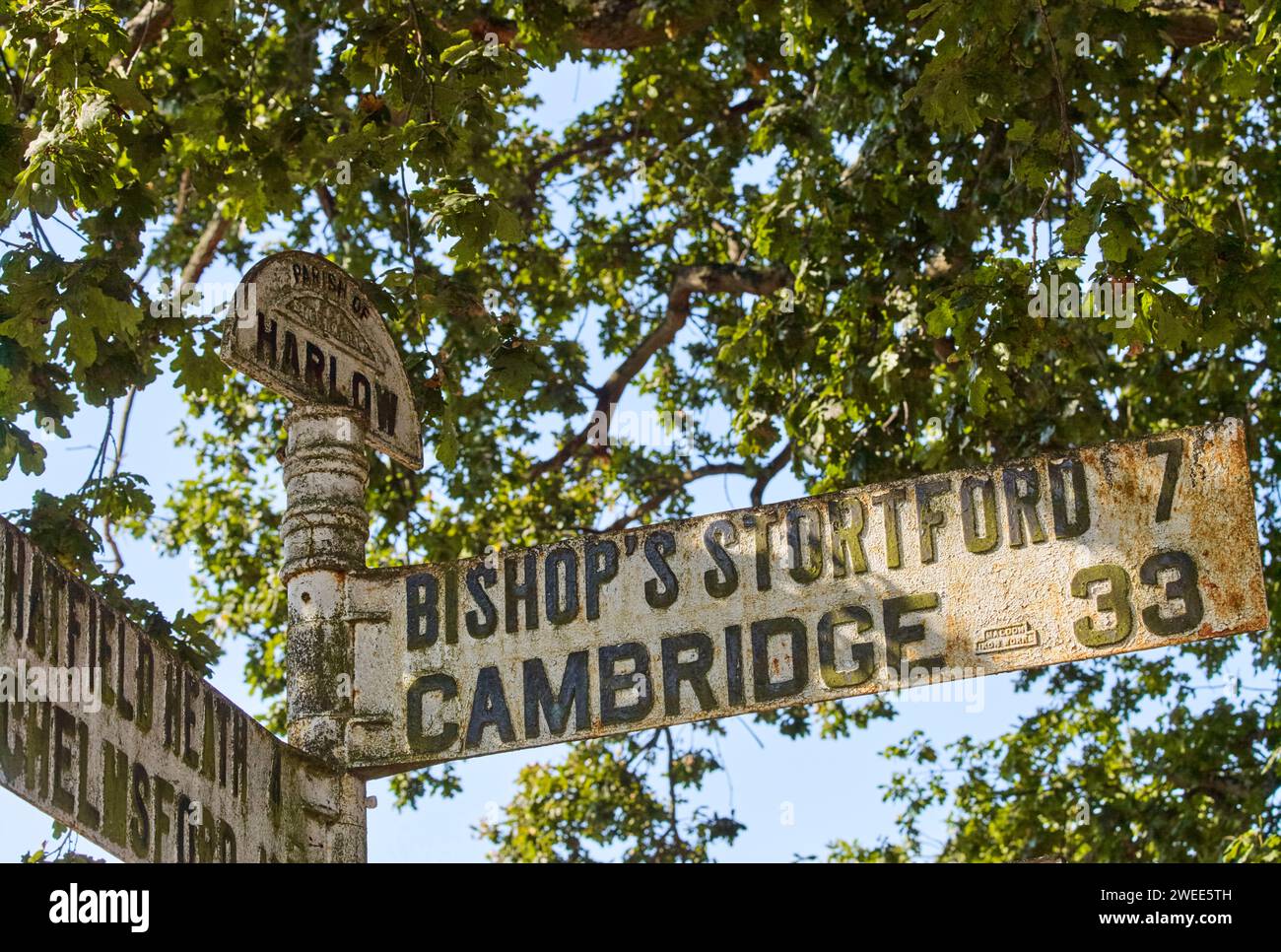 Heath village sign hi-res stock photography and images - Alamy