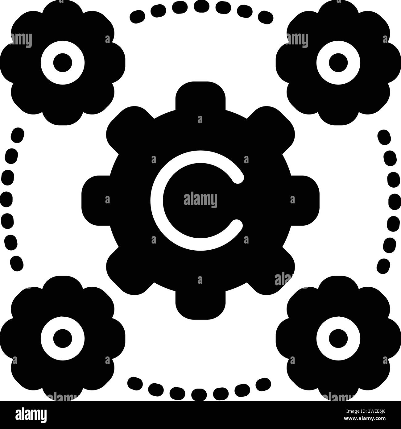 Icon for Interoperability ,spacing Stock Vector Image & Art - Alamy