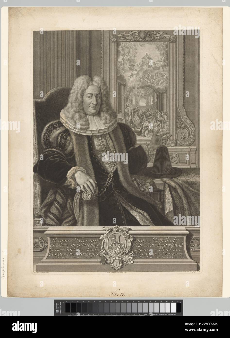 PortraT van Johann Hieronymus Löffelholz von Colberg (II), Georg Martin ...