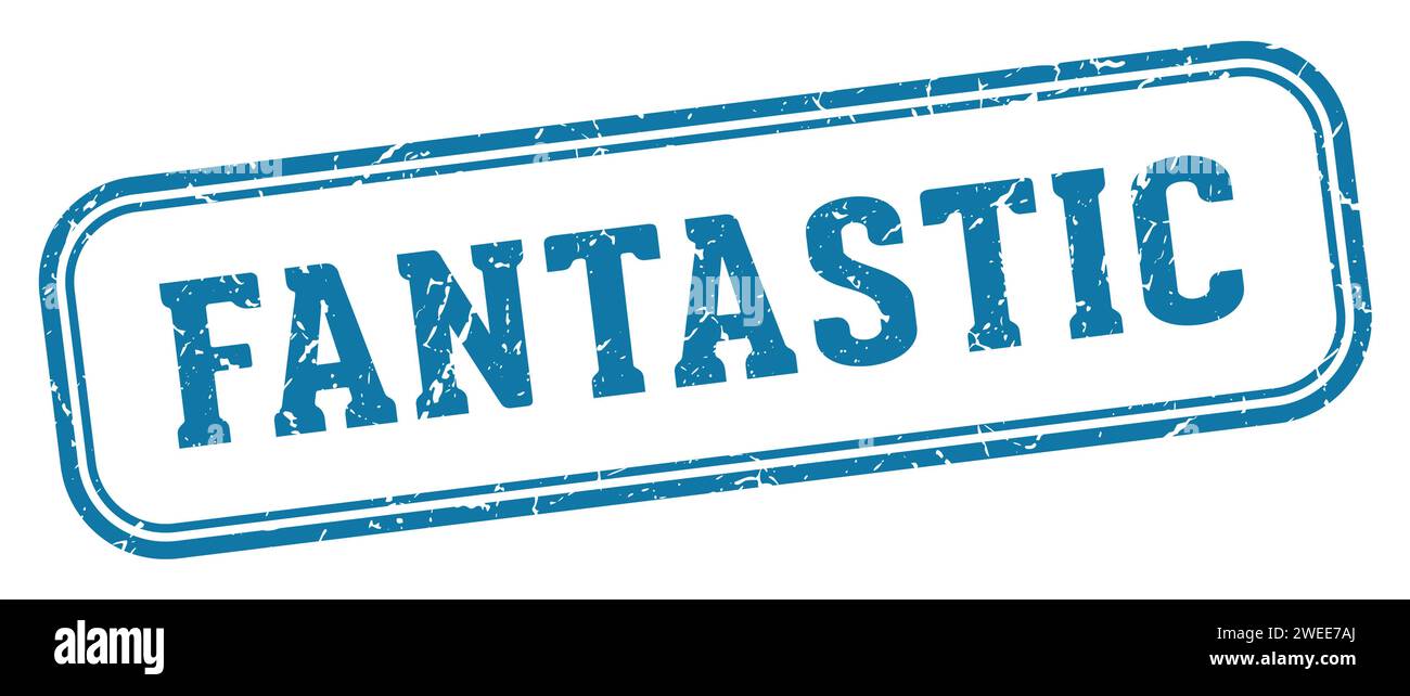 fantastic stamp. fantastic rectangular stamp isolated on white ...