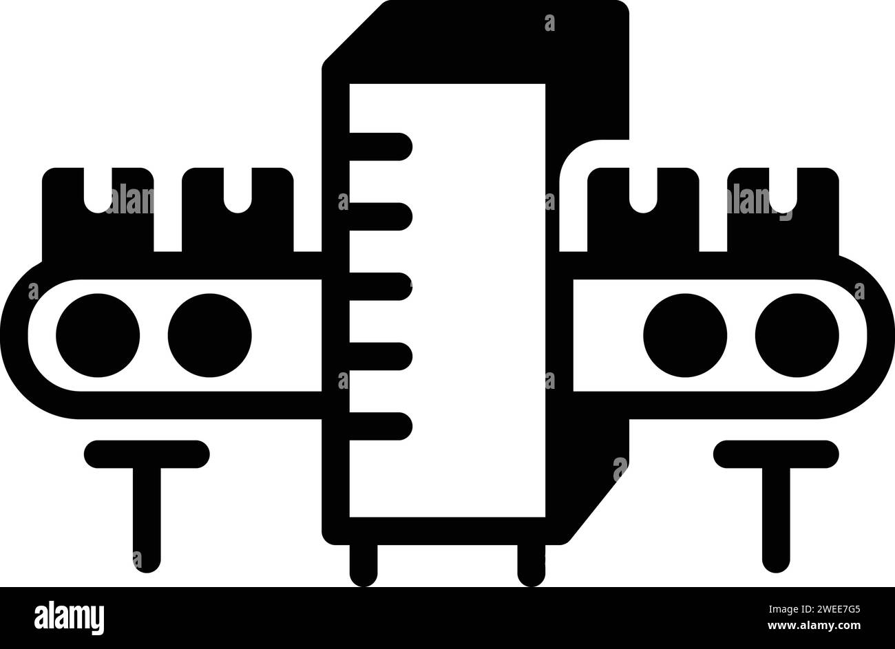 Manufacturing factory Stock Vector Images - Alamy