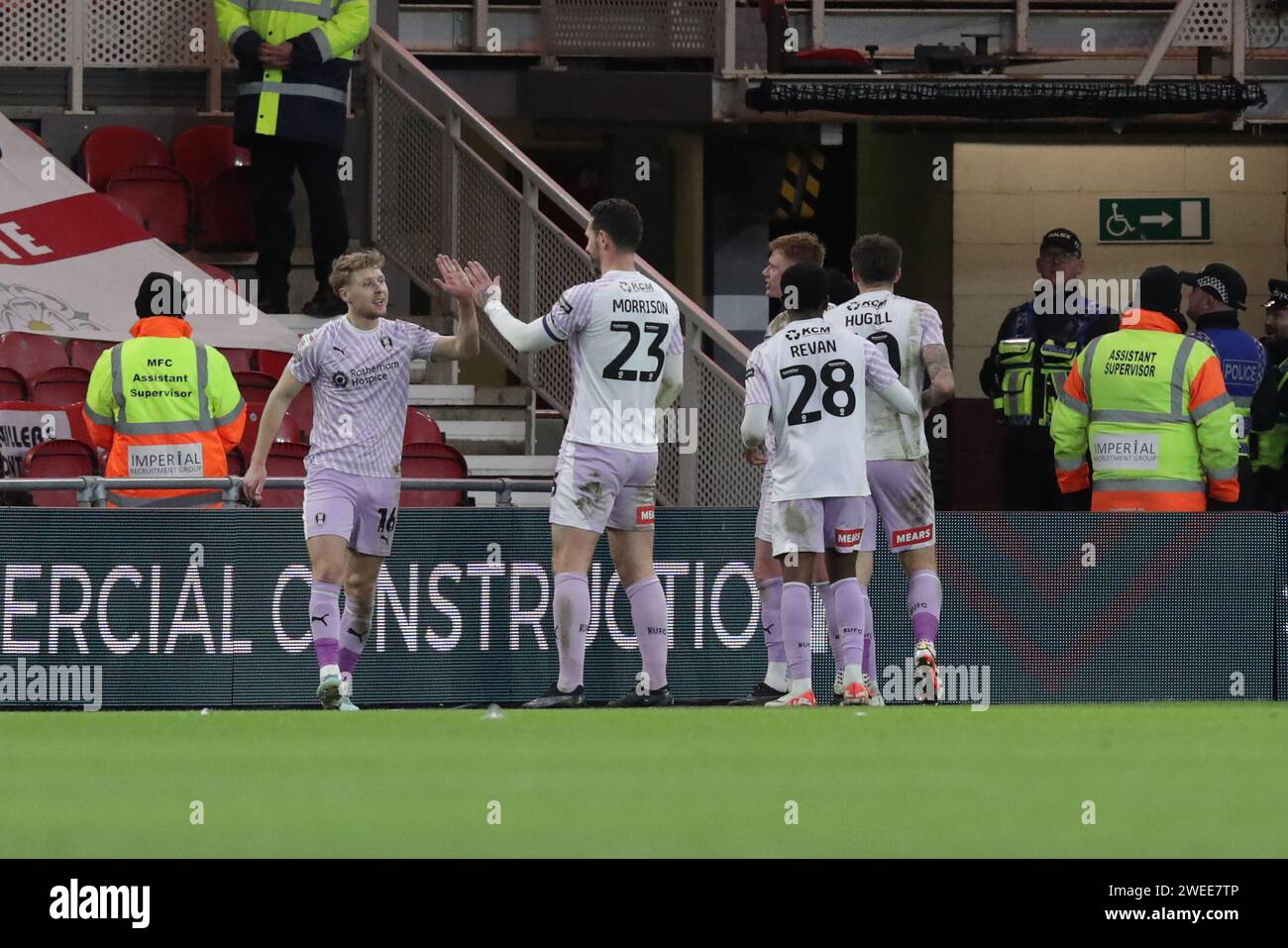Rotherham united celebrate hi-res stock photography and images - Alamy