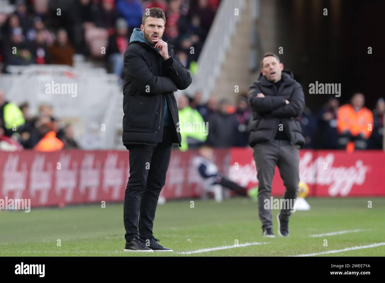 Manager of Middlesbrough Michael Carrick - Middlesbrough v Rotherham ...