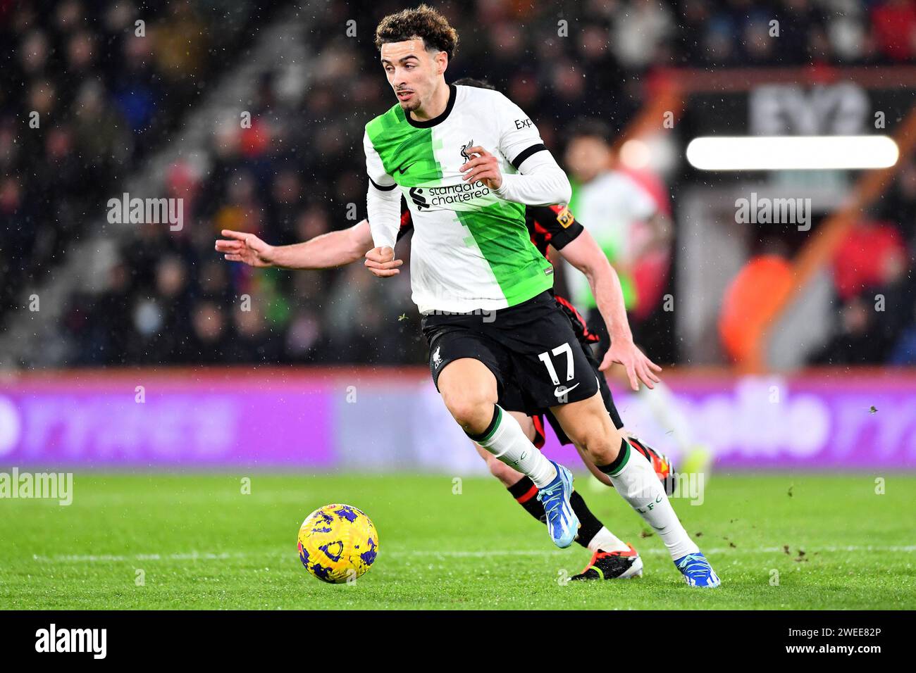 Curtis Jones of Liverpool - AFC Bournemouth v Liverpool, Premier League ...