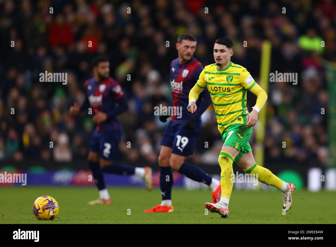 Borja Sainz of Norwich City - Norwich City v West Bromwich Albion, Sky ...