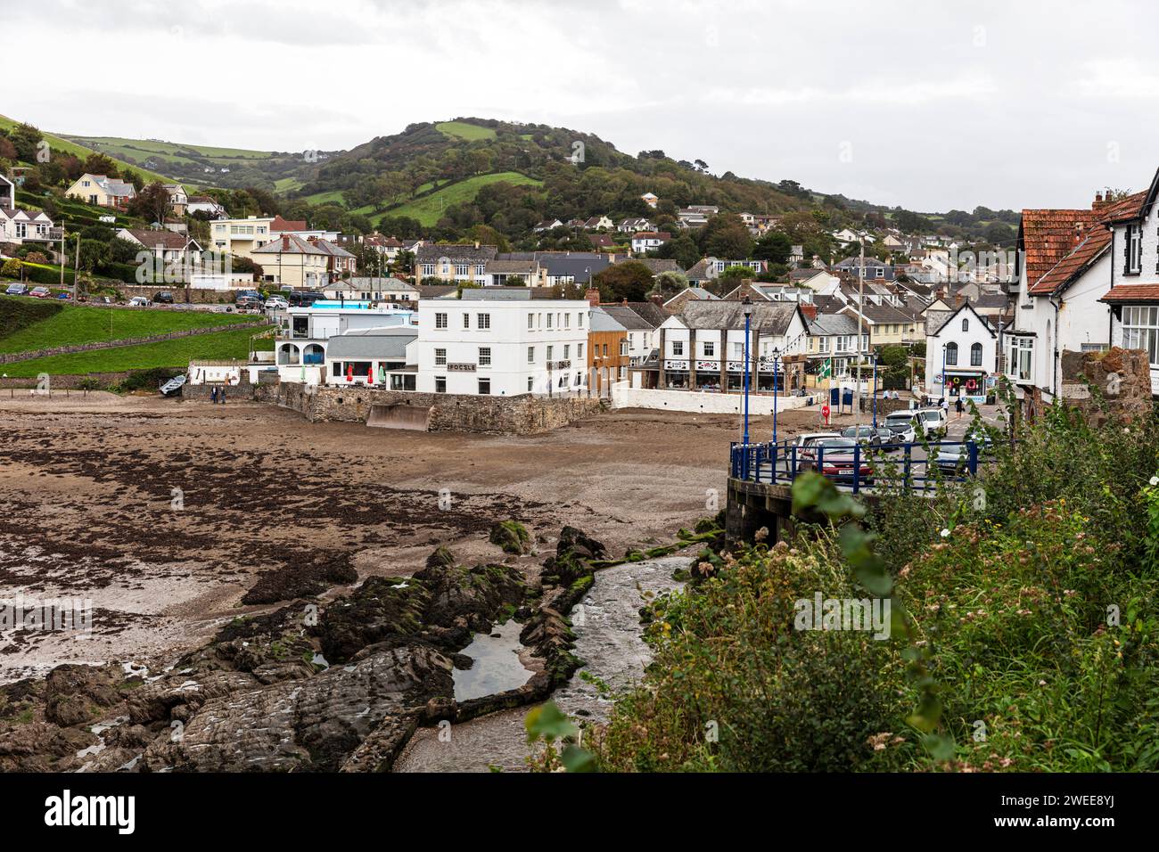 Combe Martin, north devon, devon, uk, England, beach, Combe Martin ...