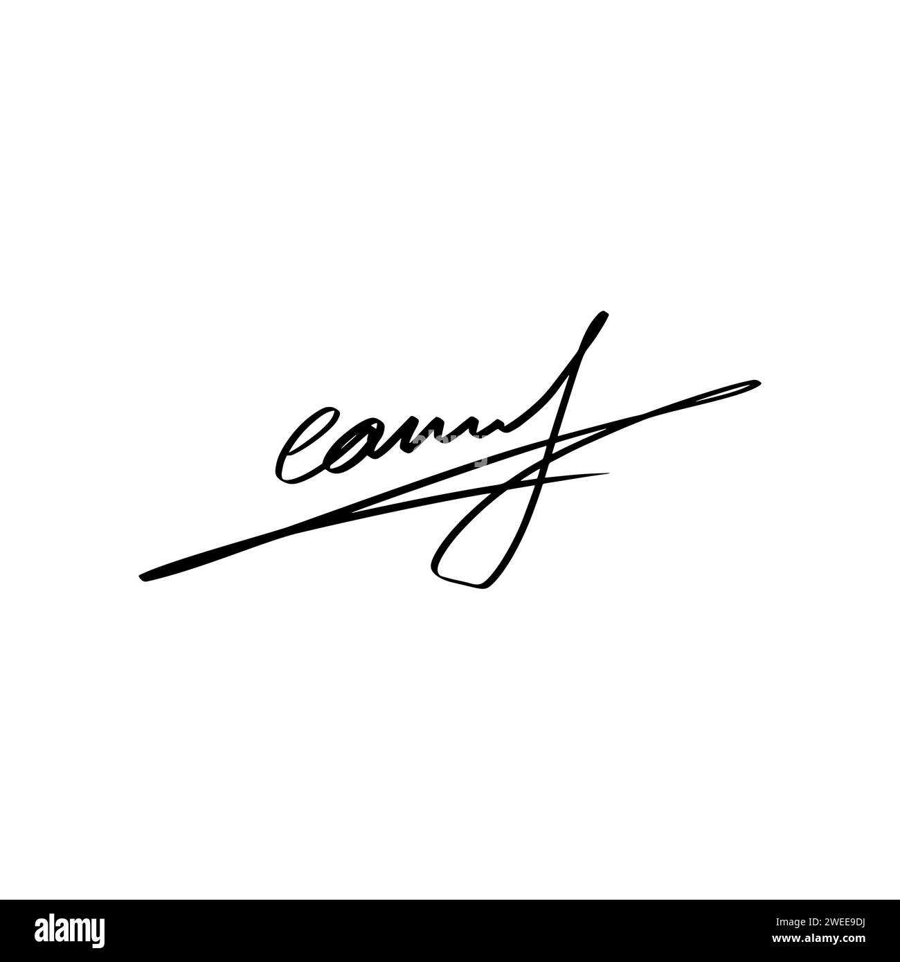 Handwriting Autograph set. Personal fictitious signature calligraphy ...