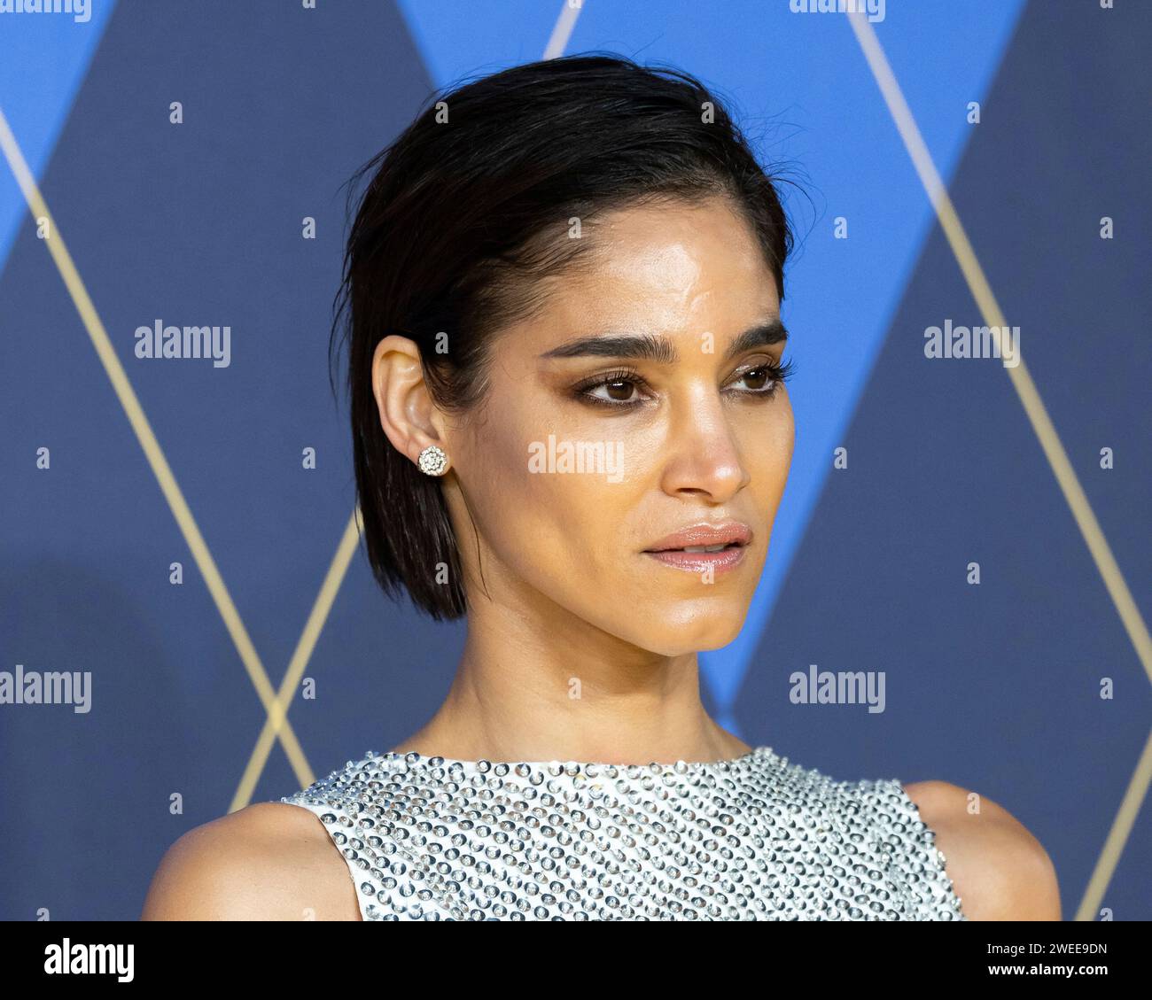 Sofia Boutella poses for photographers upon arrival at the World ...