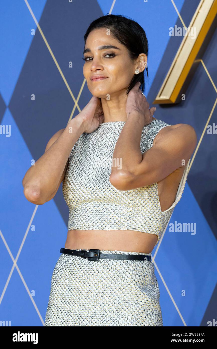 Sofia Boutella poses for photographers upon arrival at the World ...