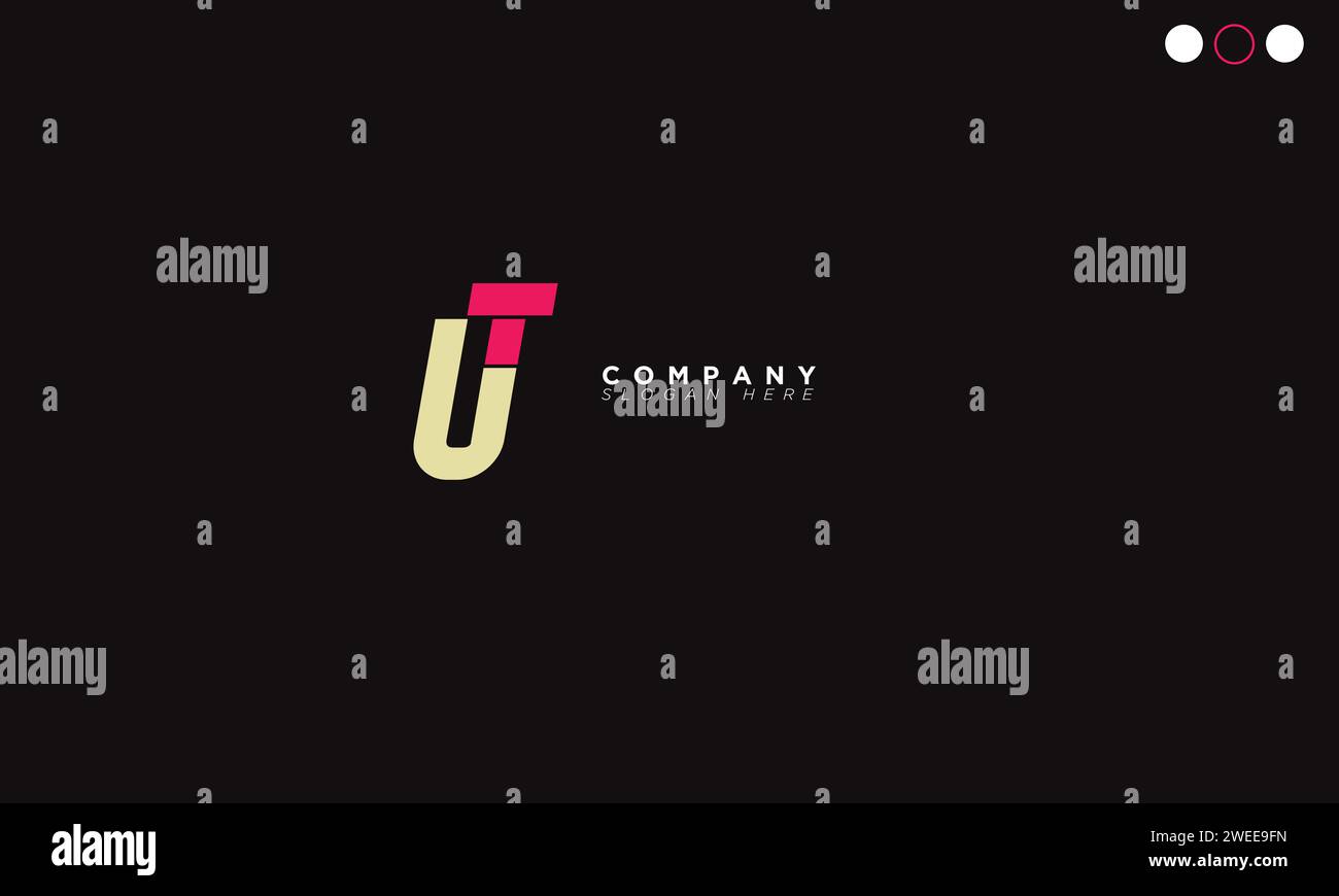 Ut letters Stock Vector Images - Alamy