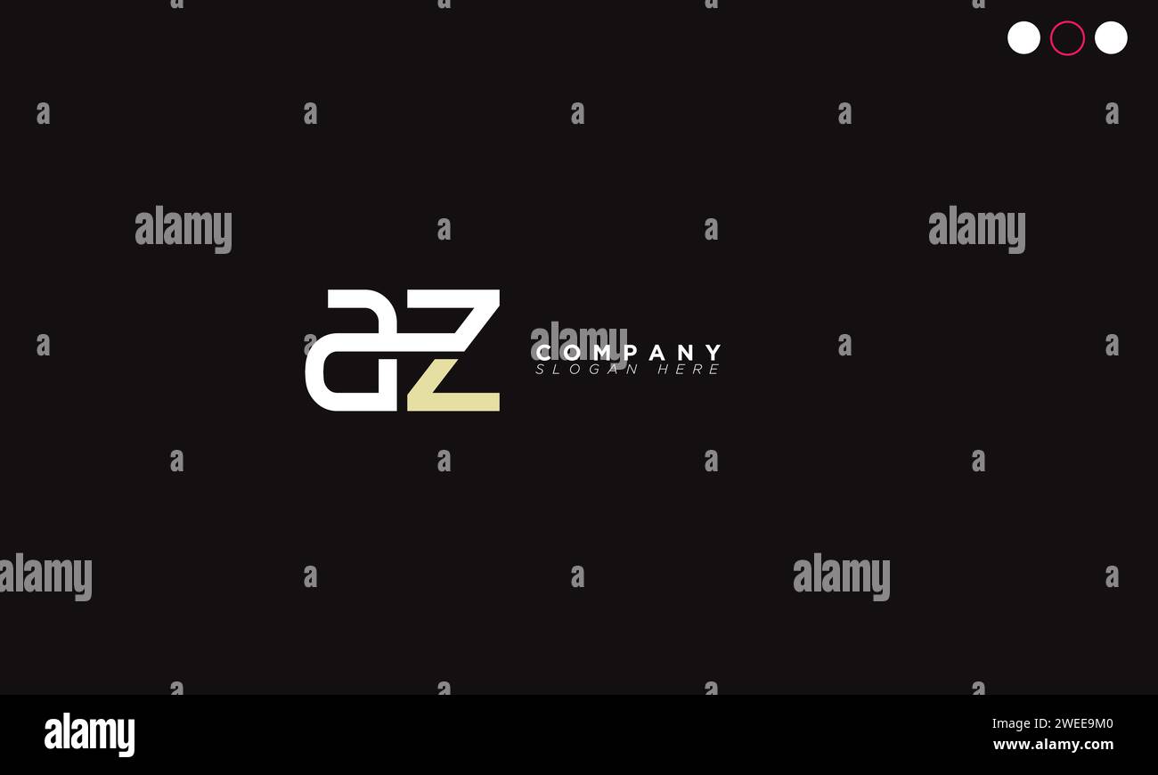 Az logotype Stock Vector Images - Alamy