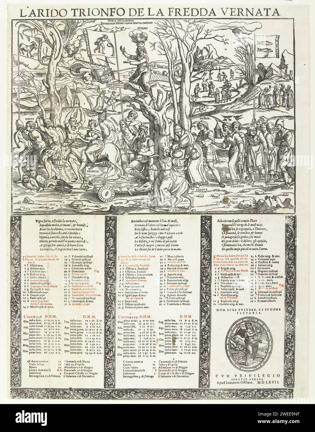De Winter, Anonymous, After Monogrammist AP (16th century), 1567 print ...