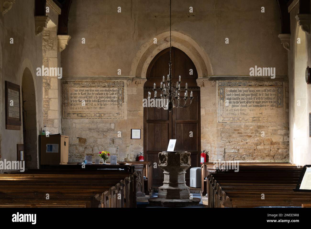 St. Eadburgha`s Church, Ebrington, Gloucestershire, England, UK Stock ...