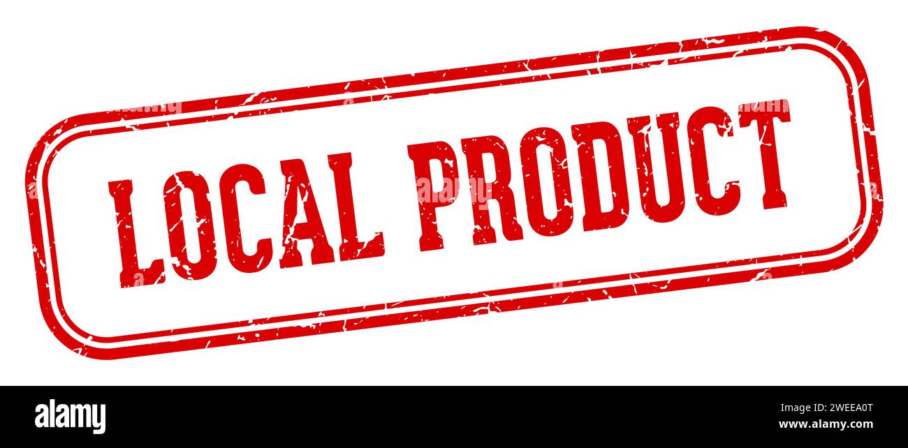 local product stamp. local product rectangular stamp isolated on white ...