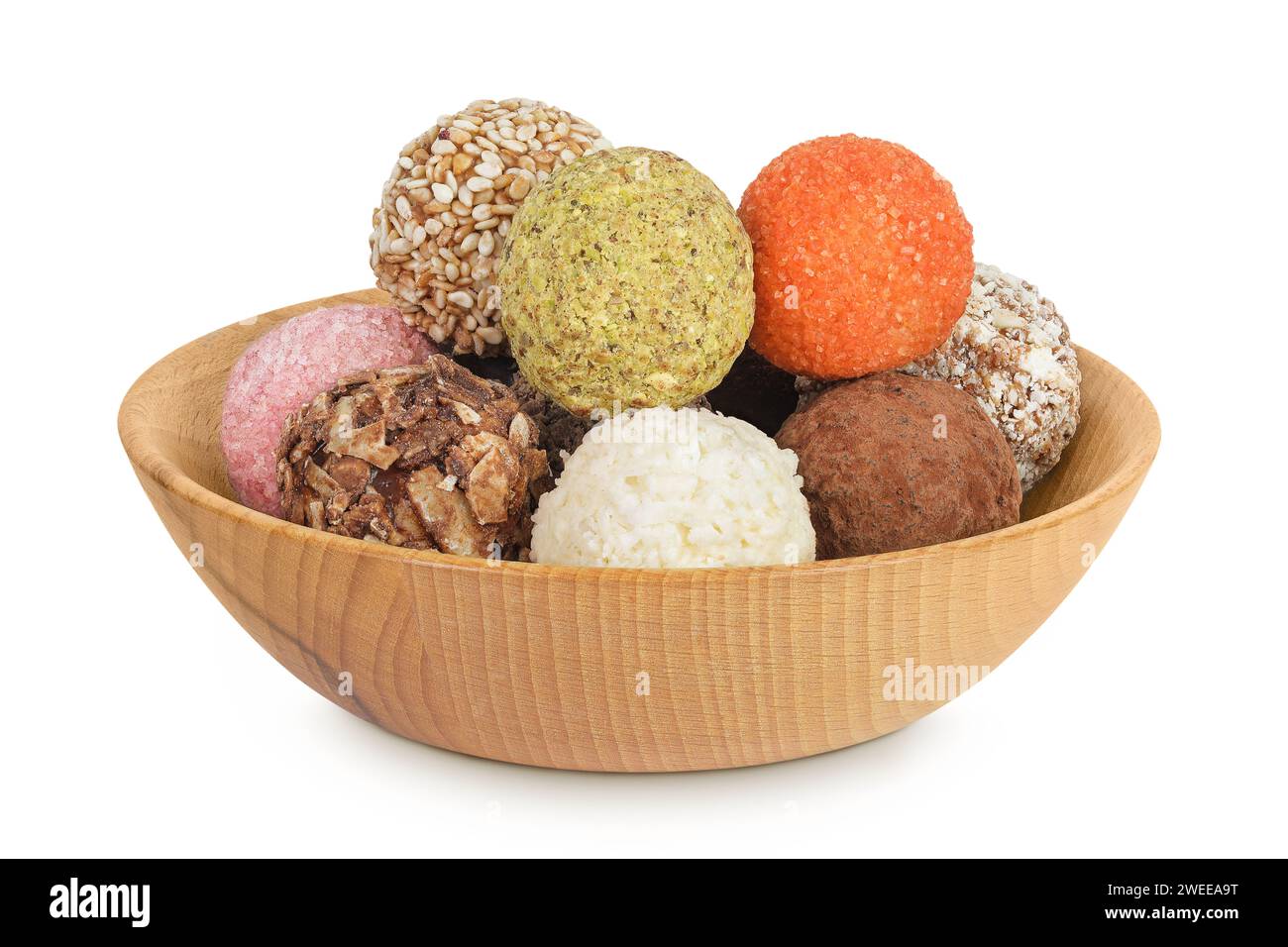 Raspberry coconut truffles hi-res stock photography and images - Alamy