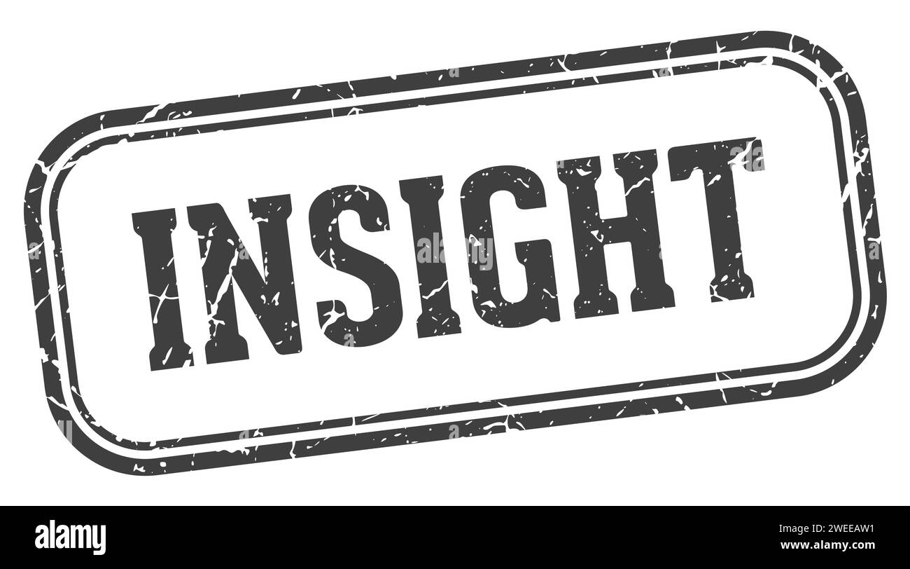 insight stamp. insight rectangular stamp isolated on white background ...
