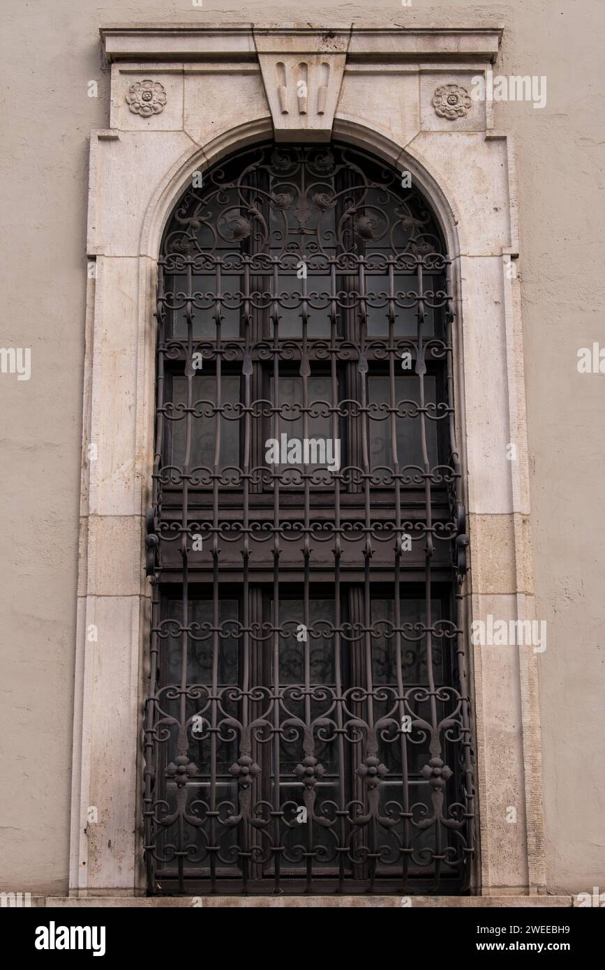 Munich, Germany - May 01, 2023: Antique window on famous Bavarian ...