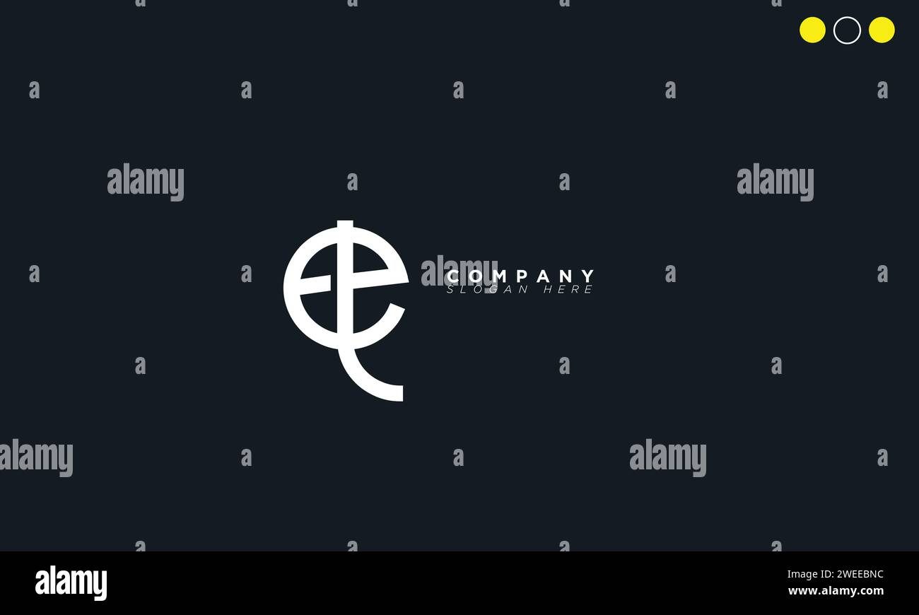 Et initials logo hi-res stock photography and images - Alamy