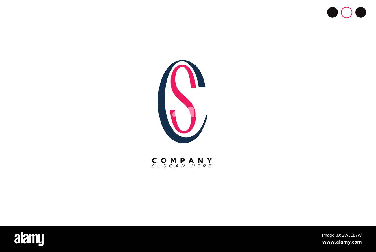 Initials cs logo hi-res stock photography and images - Alamy