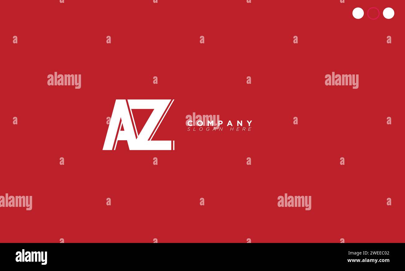 AZ Alphabet letters Initials Monogram logo Stock Vector Image & Art - Alamy