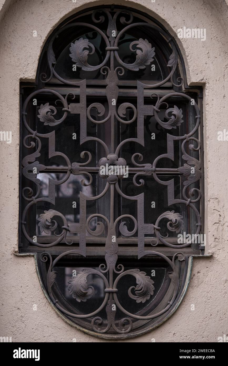 Munich, Germany - May 01, 2023: Antique window on famous Bavarian ...