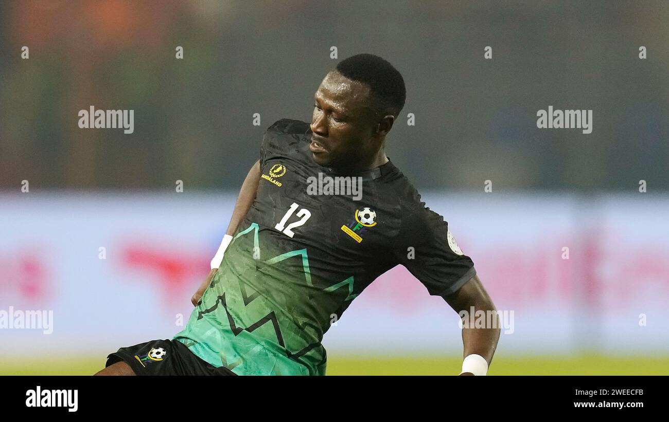 Tanzania's Simon Msuva controls the ball during the African Cup of ...