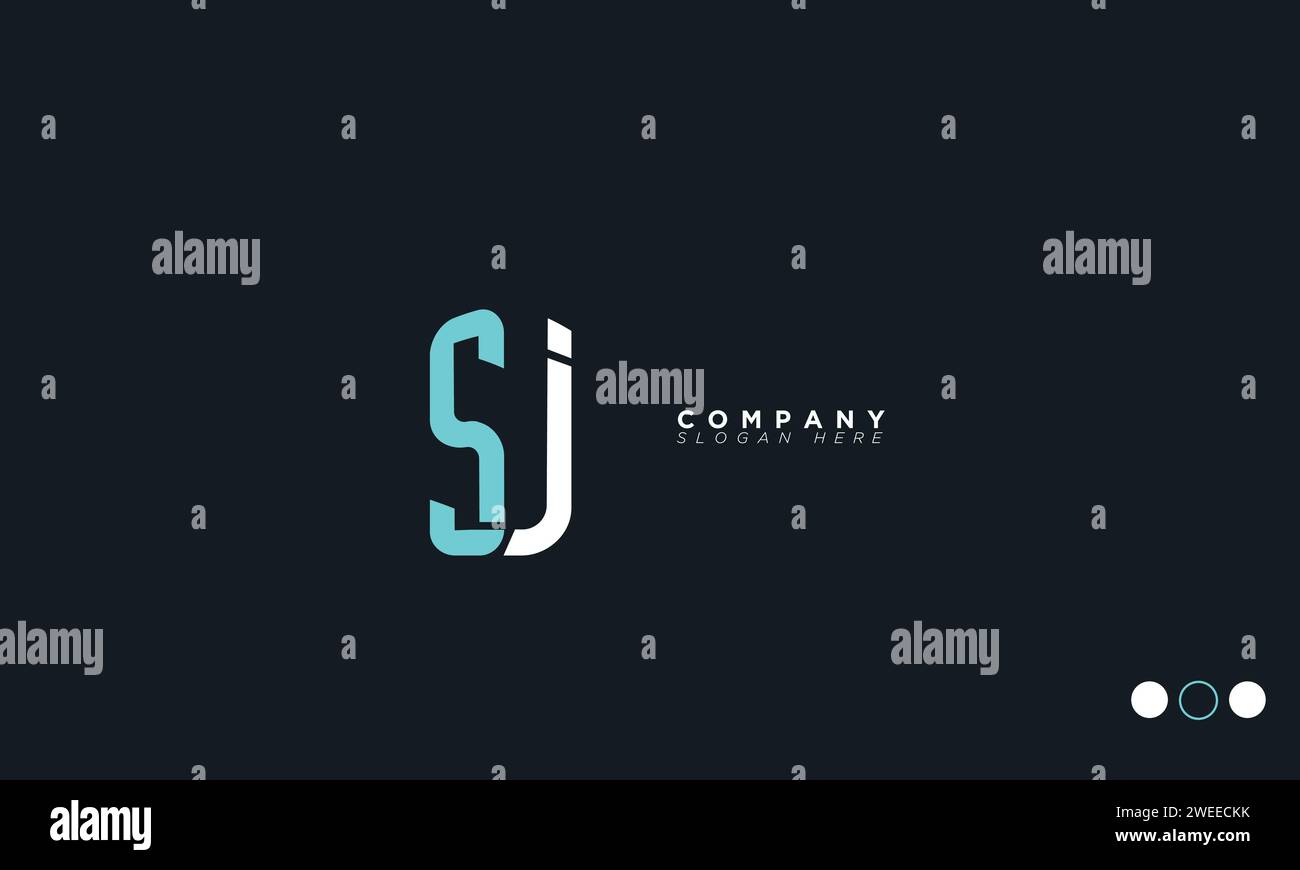 SJ Alphabet letters Initials Monogram logo Stock Vector Image & Art - Alamy