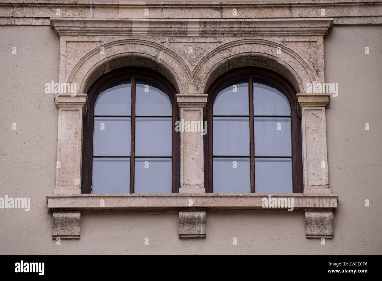 Munich, Germany - May 01, 2023: Antique window on famous Bavarian ...
