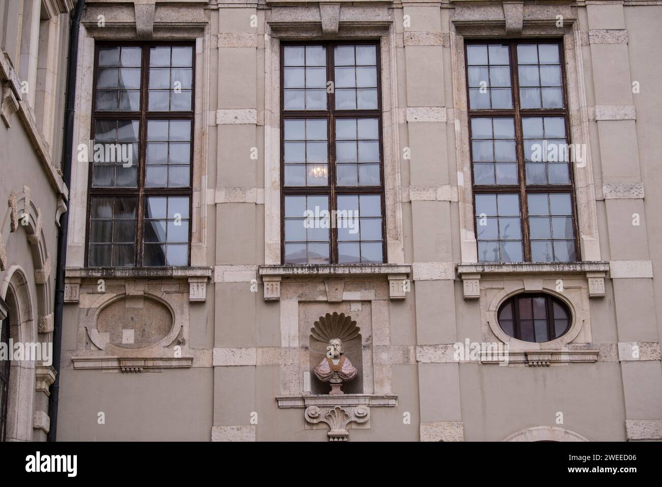 Munich, Germany - May 01, 2023: Antique window on famous Bavarian ...