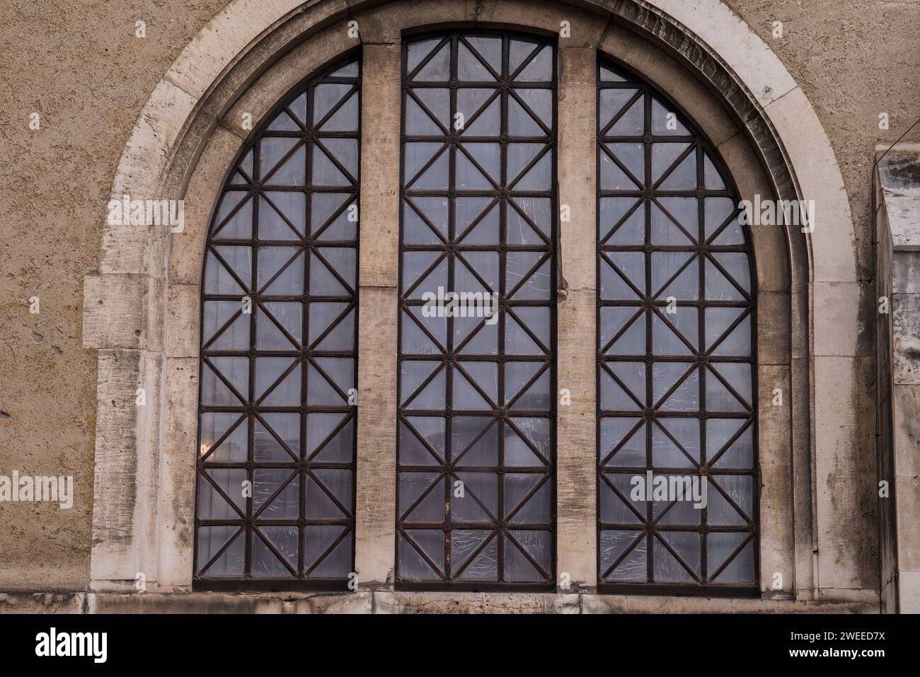 Munich, Germany - May 01, 2023: Antique window on famous Bavarian ...