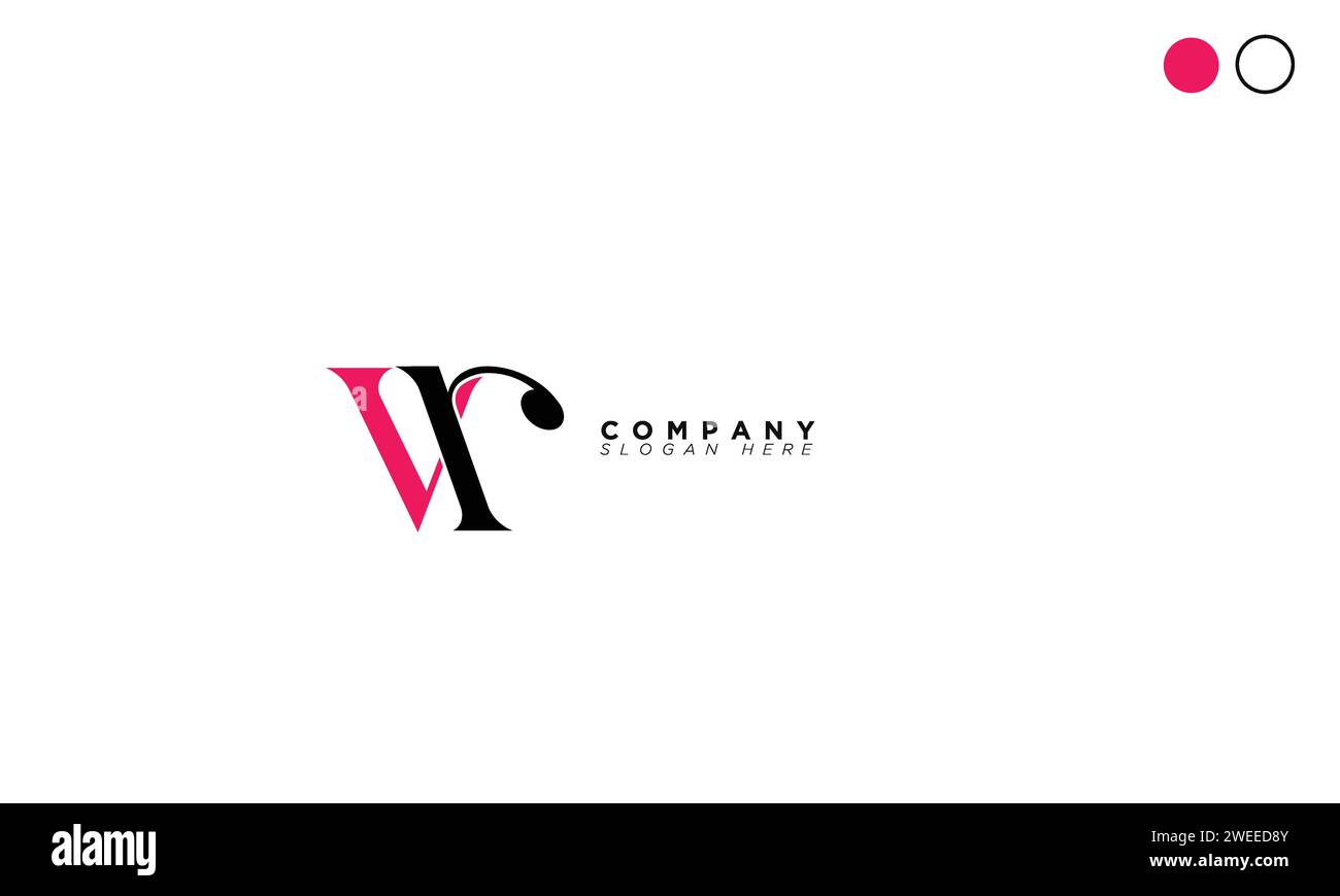 VR Alphabet letters Initials Monogram logo Stock Vector Image & Art - Alamy