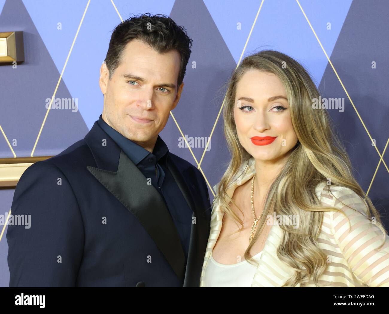 Henry Cavill and Natalie Viscuso, Argylle - World Premiere, Leicester ...