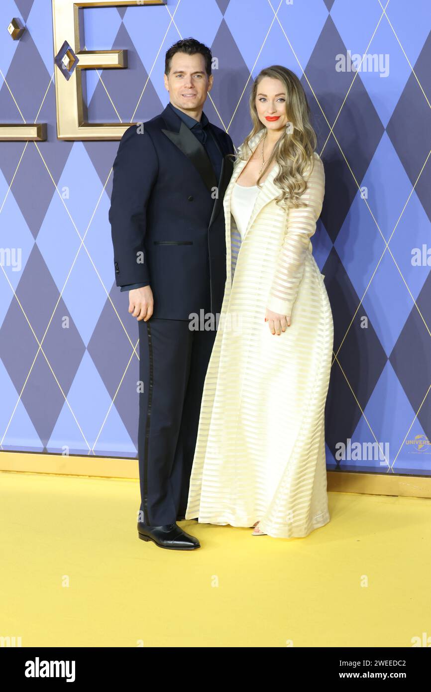 Henry Cavill and Natalie Viscuso, Argylle - World Premiere, Leicester ...
