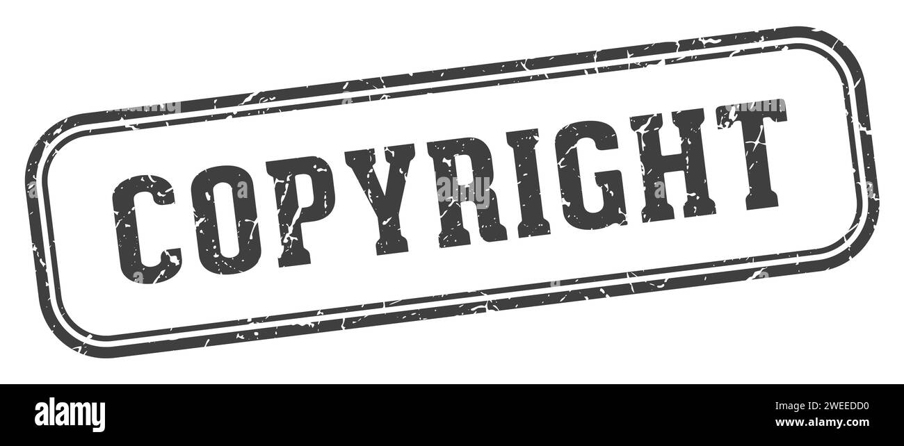 Copyright stamp rectangular sign hi-res stock photography and images ...