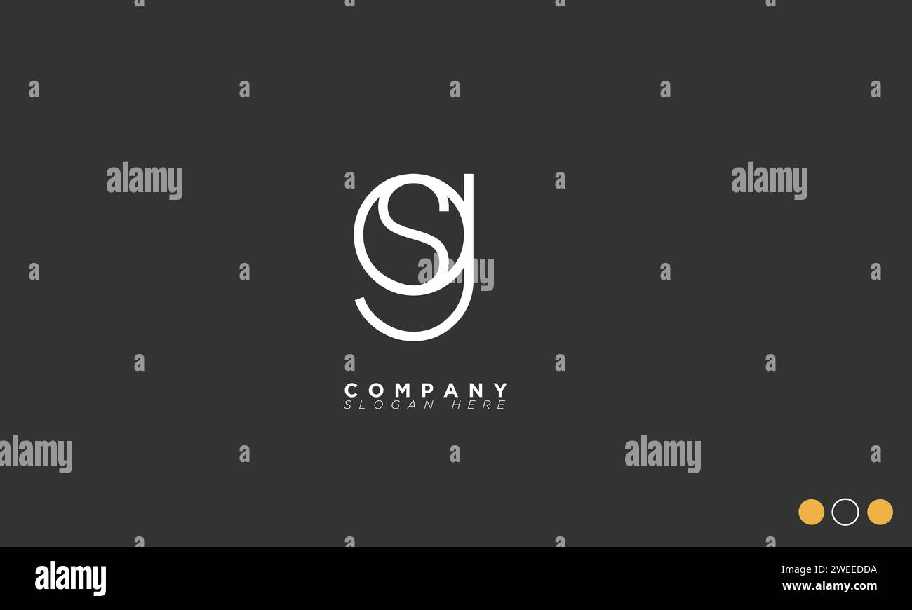 SG Alphabet letters Initials Monogram logo Stock Vector Image & Art - Alamy