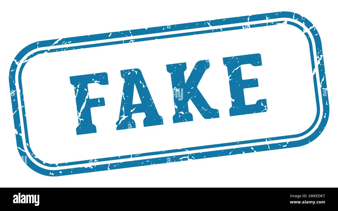 fake stamp. fake rectangular stamp isolated on white background Stock ...