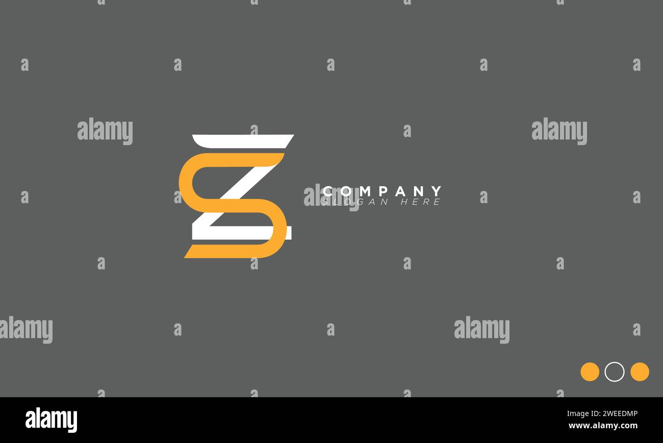 SZ Alphabet letters Initials Monogram logo Stock Vector Image & Art - Alamy