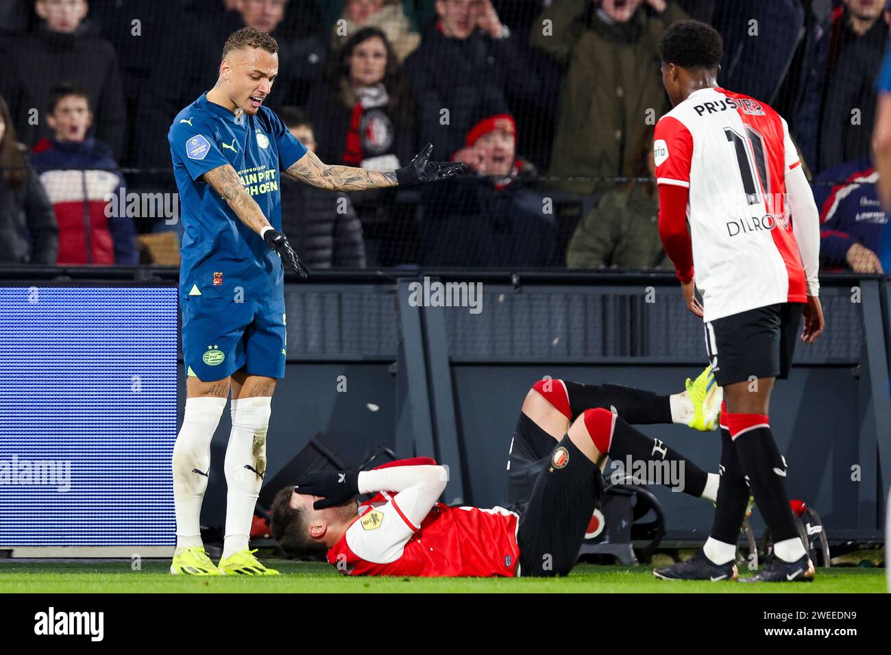 ROTTERDAM, NETHERLANDS - JANUARY 24: Noa Lang (PSV) during the ...