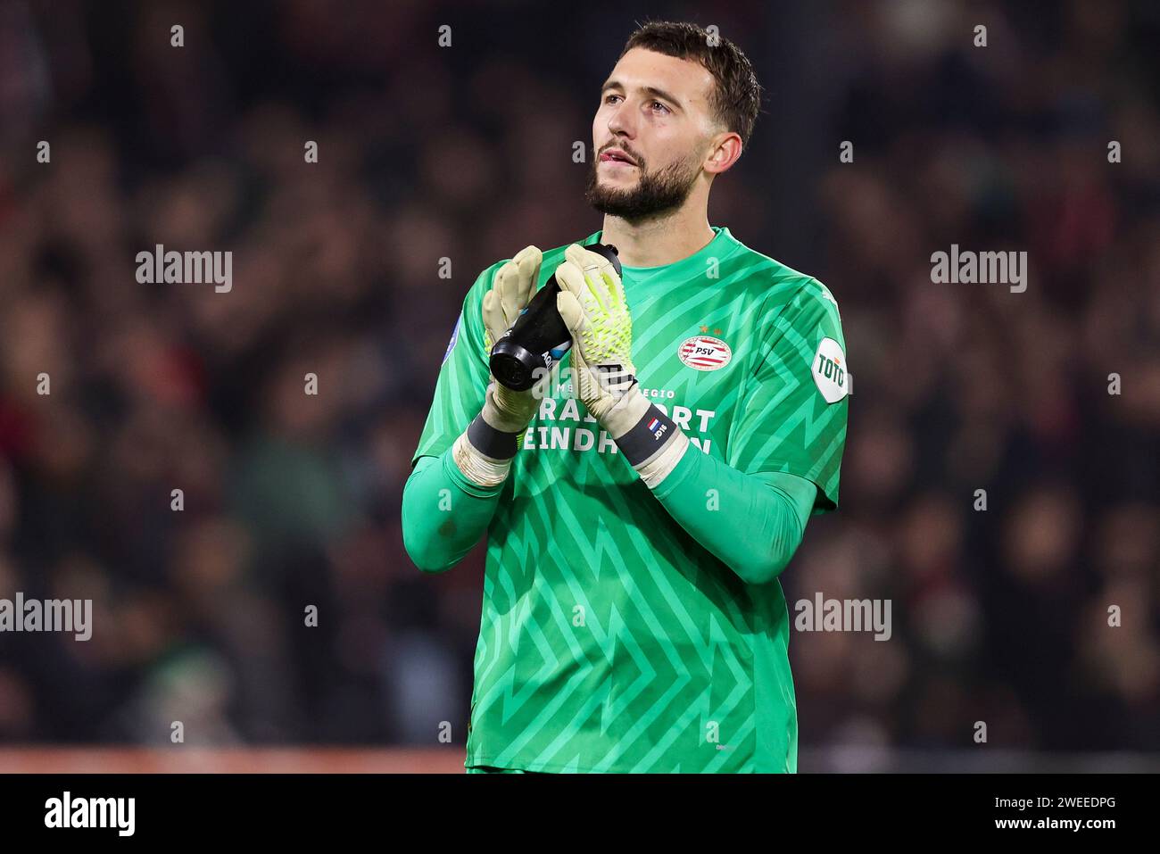 ROTTERDAM, NETHERLANDS - JANUARY 24: Joel Drommel (PSV) during the ...