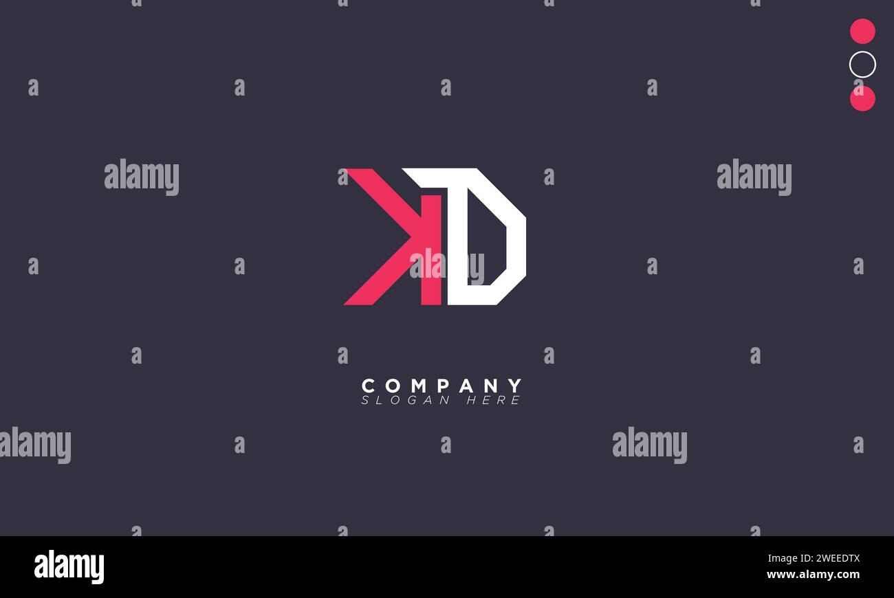 KD Alphabet letters Initials Monogram logo Stock Vector Image & Art - Alamy