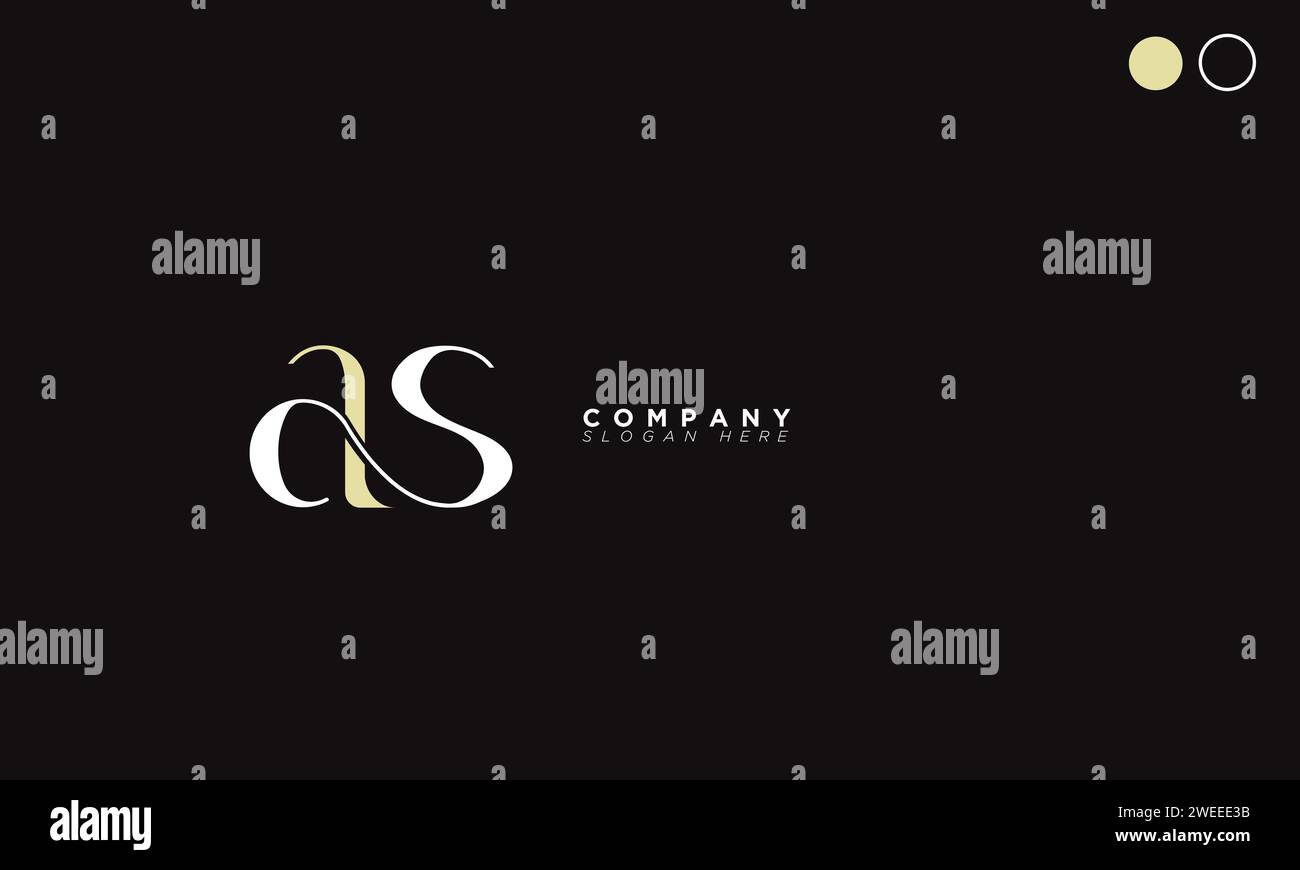 Alphabet letters initials monogram logo hi-res stock photography and ...