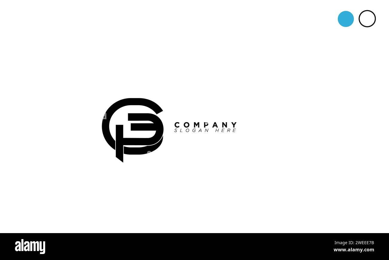 Gp initials logo hi-res stock photography and images - Alamy