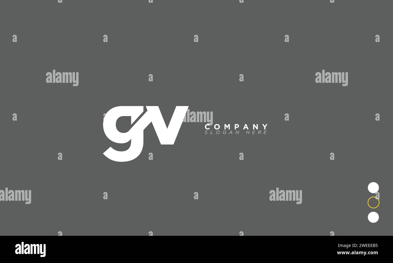 GV Alphabet letters Initials Monogram logo Stock Vector Image & Art - Alamy