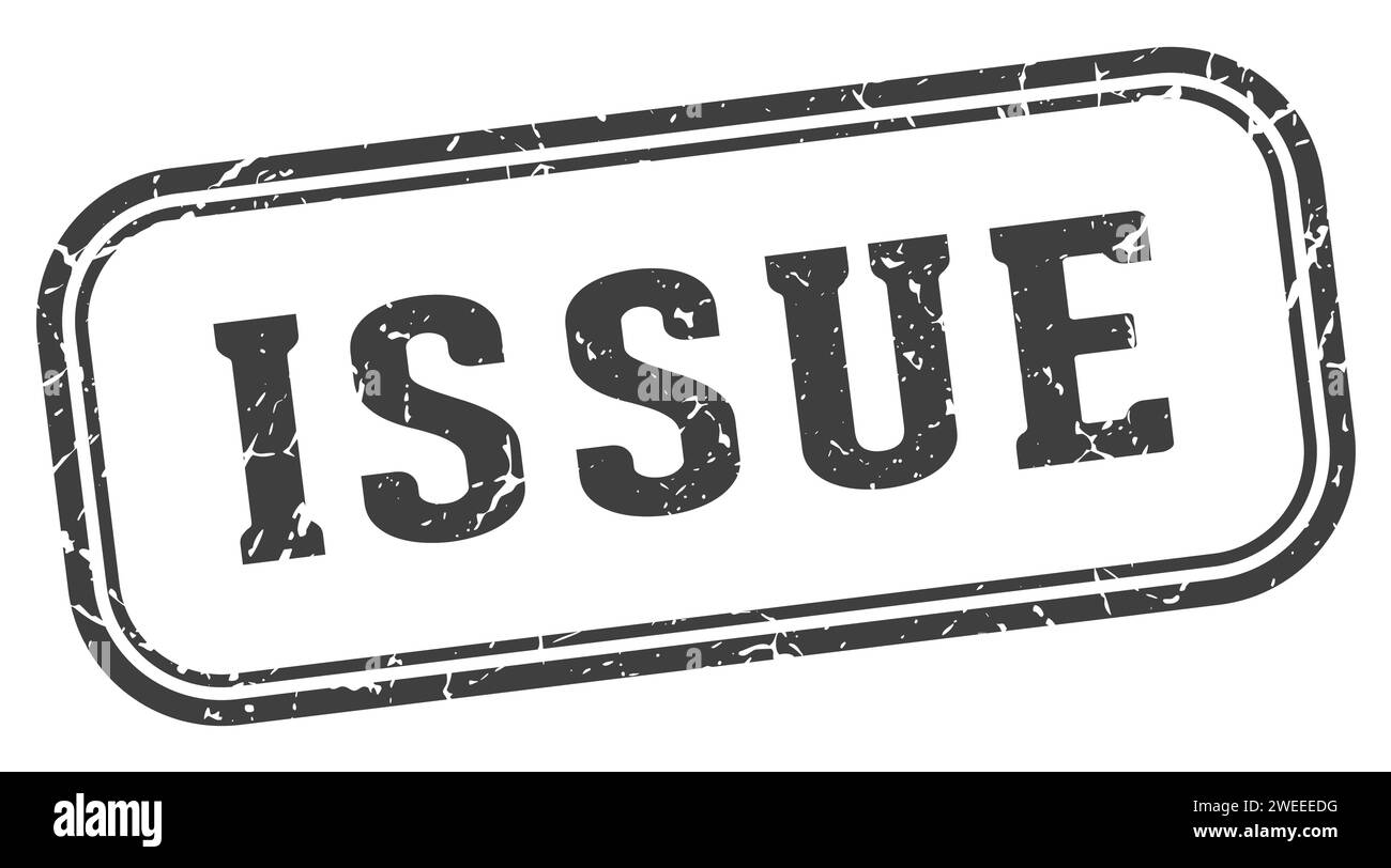 issue stamp. issue rectangular stamp isolated on white background Stock ...