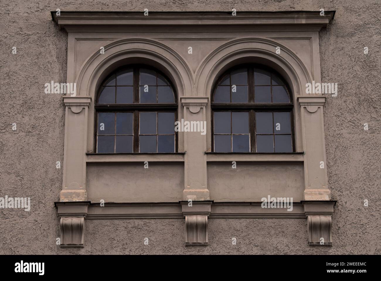 Munich, Germany - May 01, 2023: Antique window on famous Bavarian ...