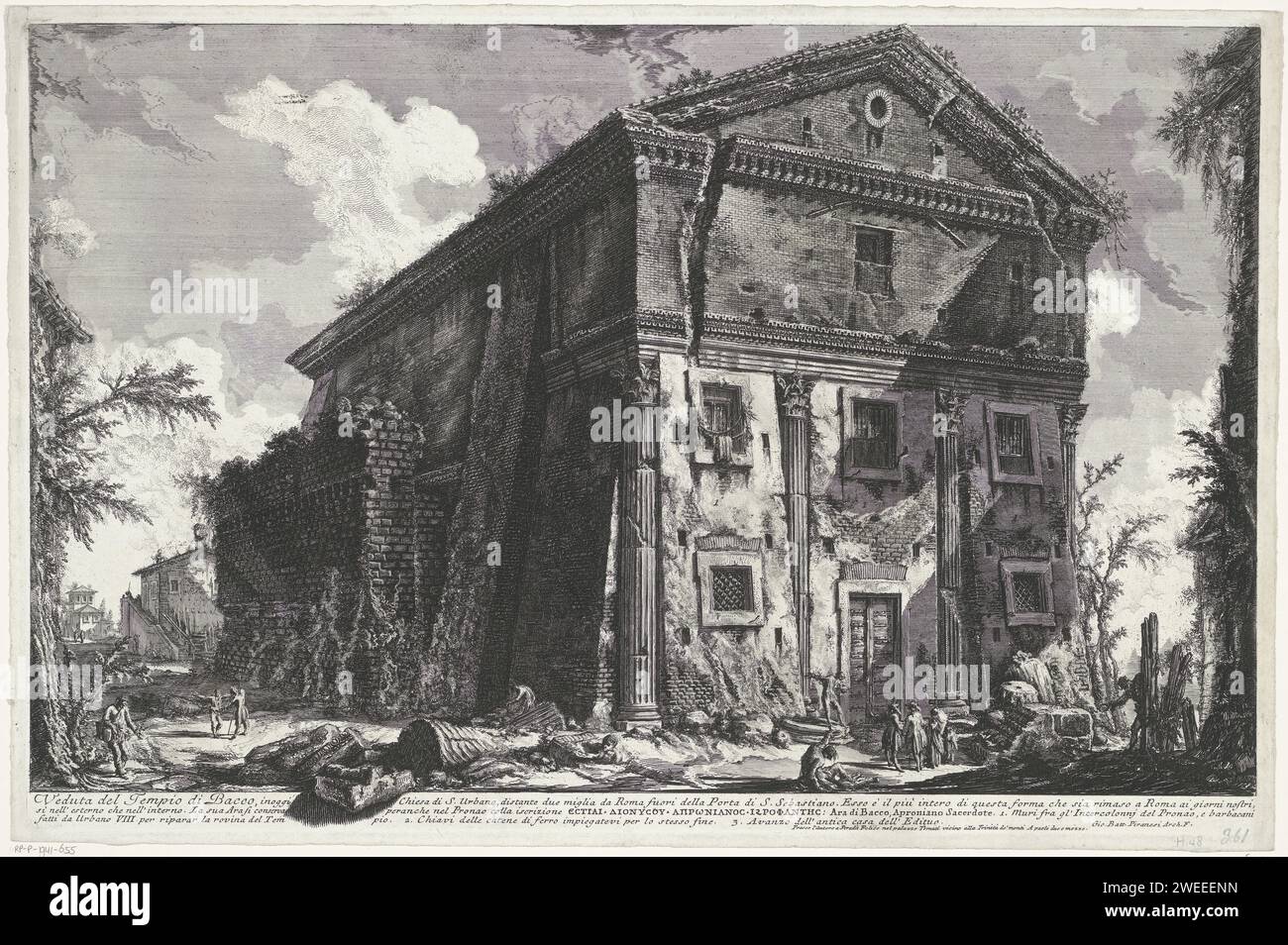 Church of Sant’Urbano Te Rome, Giovanni Battista Piranesi, 1748 - 1778 ...